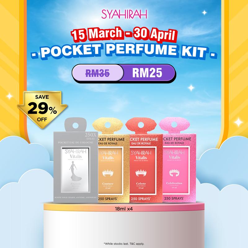 Syahirah Vitalis Pocket Perfume Kit - TikTok Shop Malaysia