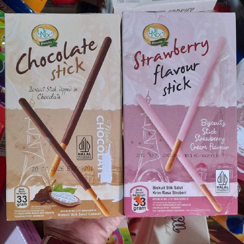 DENEX CHOCOLATE STICK Kemasan 33gr Biskuit Coklat - Shop | Tokopedia