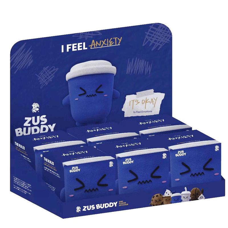 ZUS Buddy Keychain Plushie - ANXIETY - TikTok Shop Malaysia