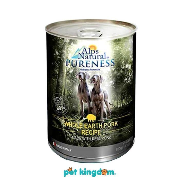 Pet Kingdom Alps Natural 400 Gr Makanan Anjing Basah Pureness Pork ...