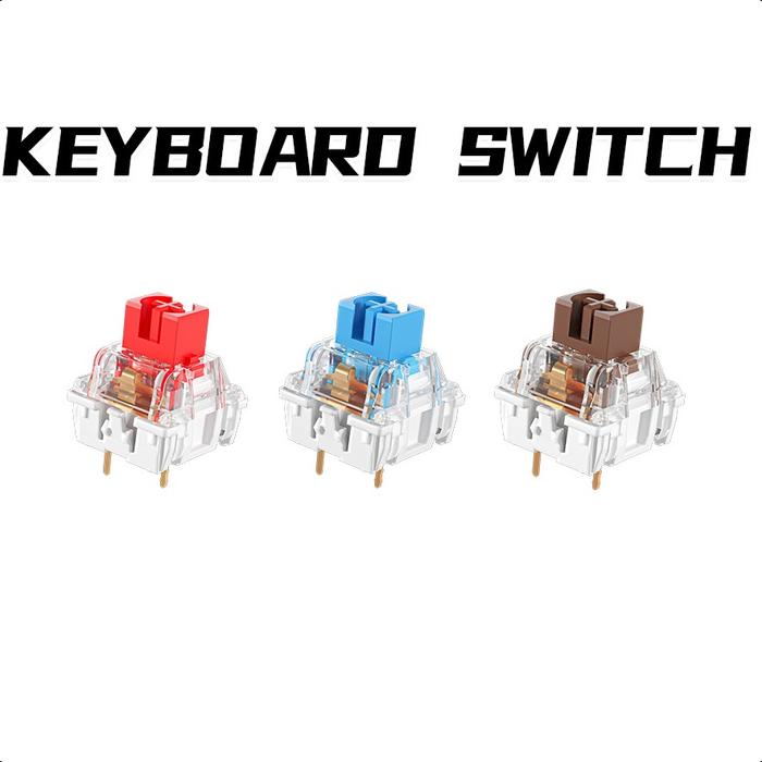 Jual Outemu 10pcs Mechanical Keyboard Switches 3 pin Blue Red Brown ...
