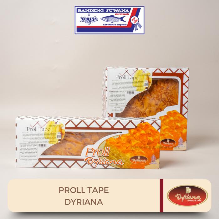 Jual Proll Tape Dyriana FOOD ROTI TAPE KEMASAN VACUUM Kue Bolu Bantat ...