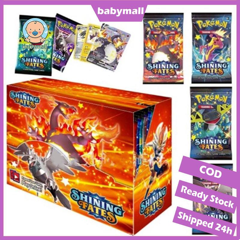 Hot Sale 360 Pcs Pokemon Cards Shining Fates Booster Box Trading ...