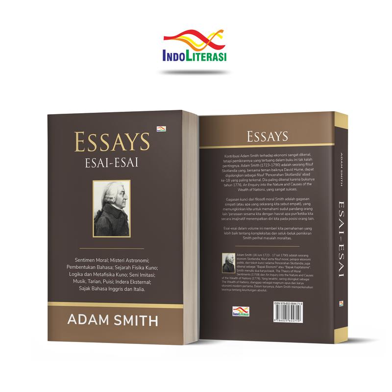 Buku Filsafat - Esai-Esai Adam Smith Original Penerbit Indoliterasi - Shop | Tokopedia
