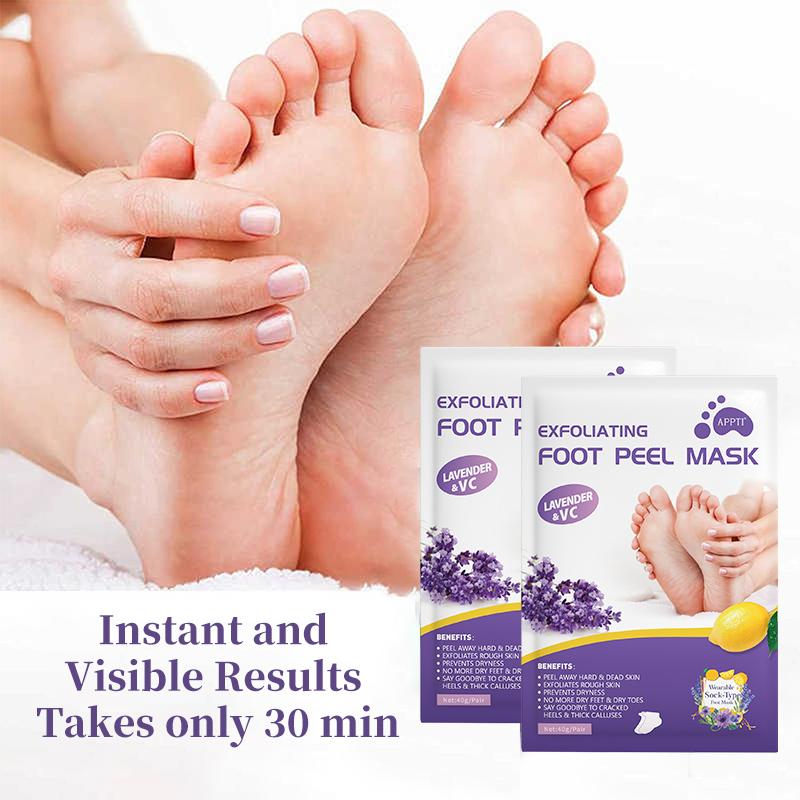 Foot Peel Mask,Exfoliator Peel Off Calluses Dead Skin Callus - TikTok ...