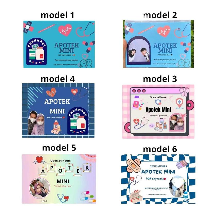 APOTEK MINI by request, kotak perkakas, tempat penyimpanan, kotak 6 ...