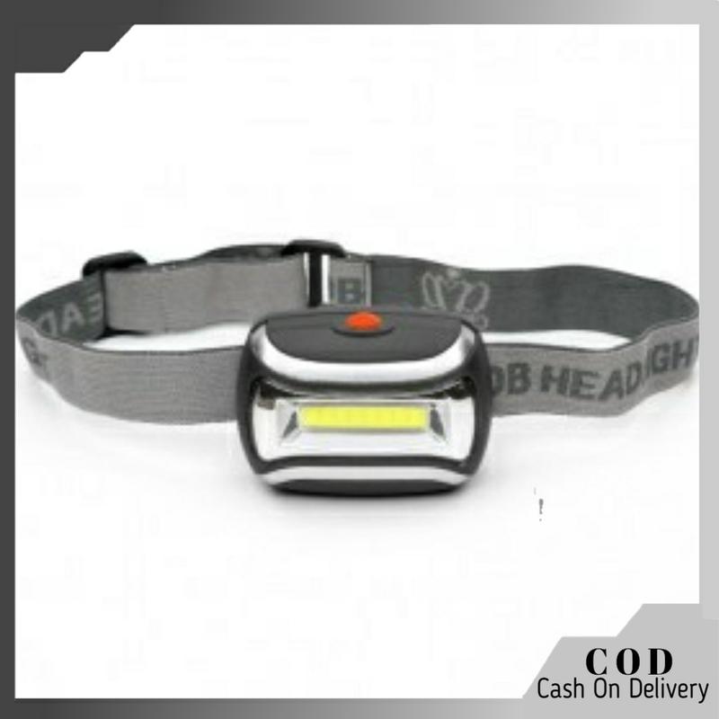 Headlamp Senter Kepala Senter camping COB Headlight 3 Modes Waterproof ...