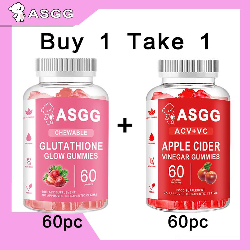 【Buy 1 Take 1】ASGG 60PC GLUTATHIONE Glow Gummies - TikTok Shop Philippines