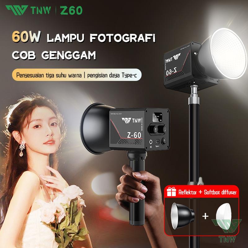 TNW Z60 Rechargable LED Video Light Portable Softbox Lightin - Shop ...
