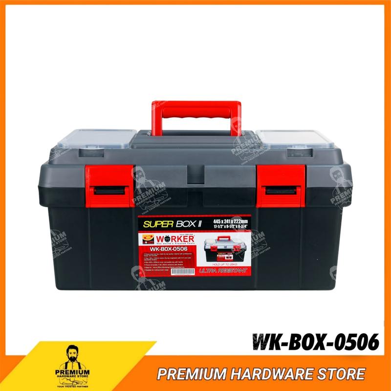WORKER Toolbox WK-BOX-0506 Heavy Duty Multipurpose PVC Plastic - TikTok ...