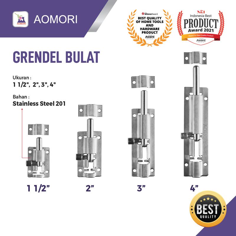 Grendel Slot Pintu Jendela Stainless Steel Ukuran 1.5 Inch 2 - Shop ...