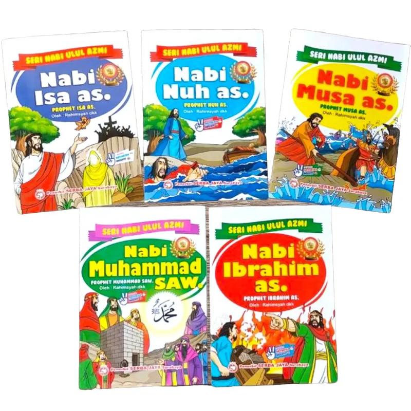Paket seri nabi ulul azmi dapat 5 buku Books - Shop | Tokopedia
