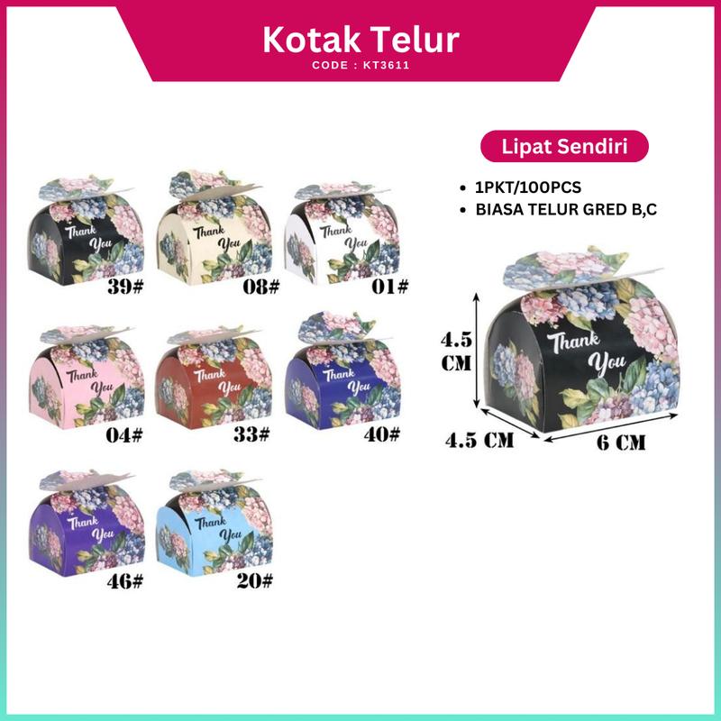 Kotak Telur Gula-Gula | 100pcs Goodies Box Egg | Event kenduri - TikTok ...