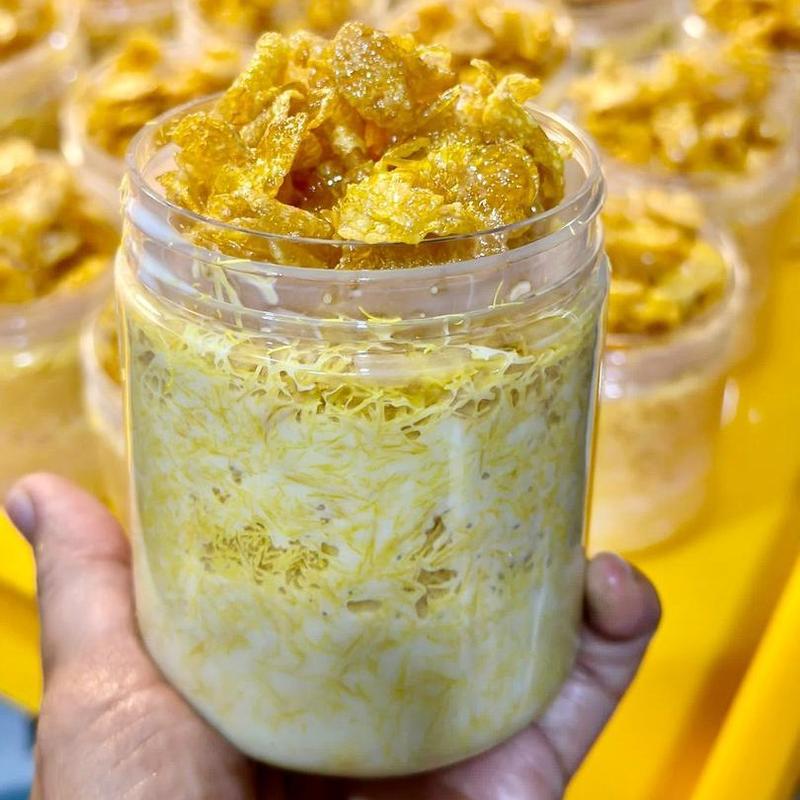 kunafa jar madu premium topping conflakes viral sedap - TikTok Shop ...