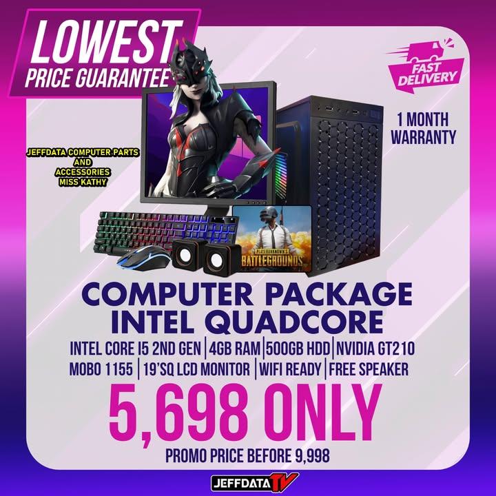 COMPUTER PACKAGE INTEL CORE i5 2ND GEN 1155 4GB 500GB HDD GT210 ...