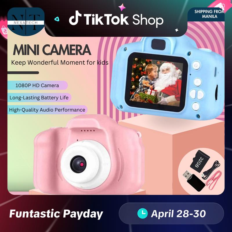 NEXATECH Kids HD Digital Camera: Children Early Education Camera ...