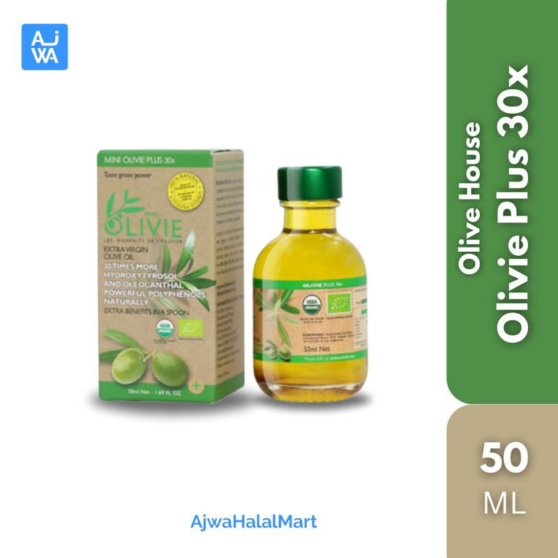 OLIVE HOUSE OLIVIE PLUS 30X 50ML - MINYAK ZAITUN ASLI - TikTok Shop ...