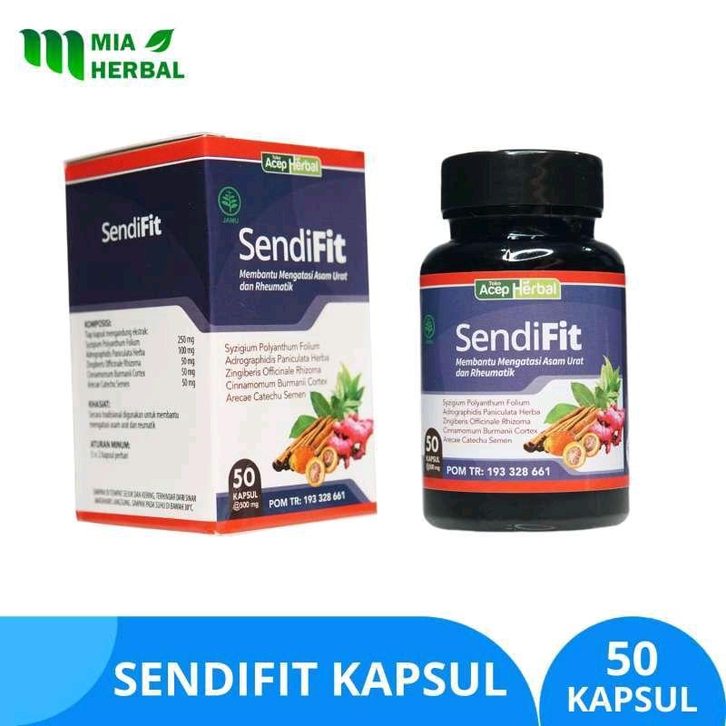 Sendifit Obat Sendi Vitamin Otot Kapsul Tulang Lutut Herbal BPOM Halal ...