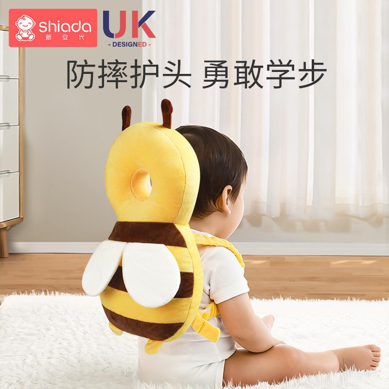 Baby anti-fall pillow baby head protection anti-fall hat cartoon ...