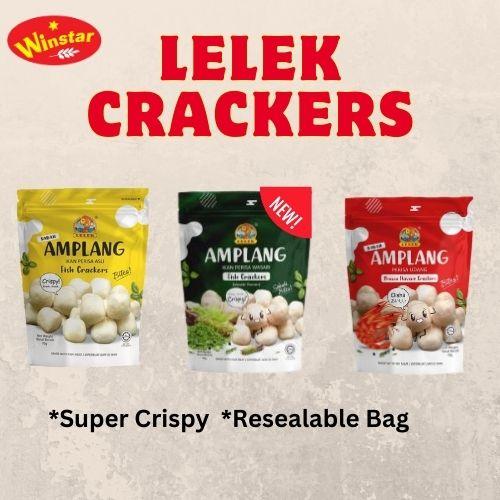 [SG Ready Stock] Lelek Amplang Fish Cracker Prawn Crackers Wasabi ...