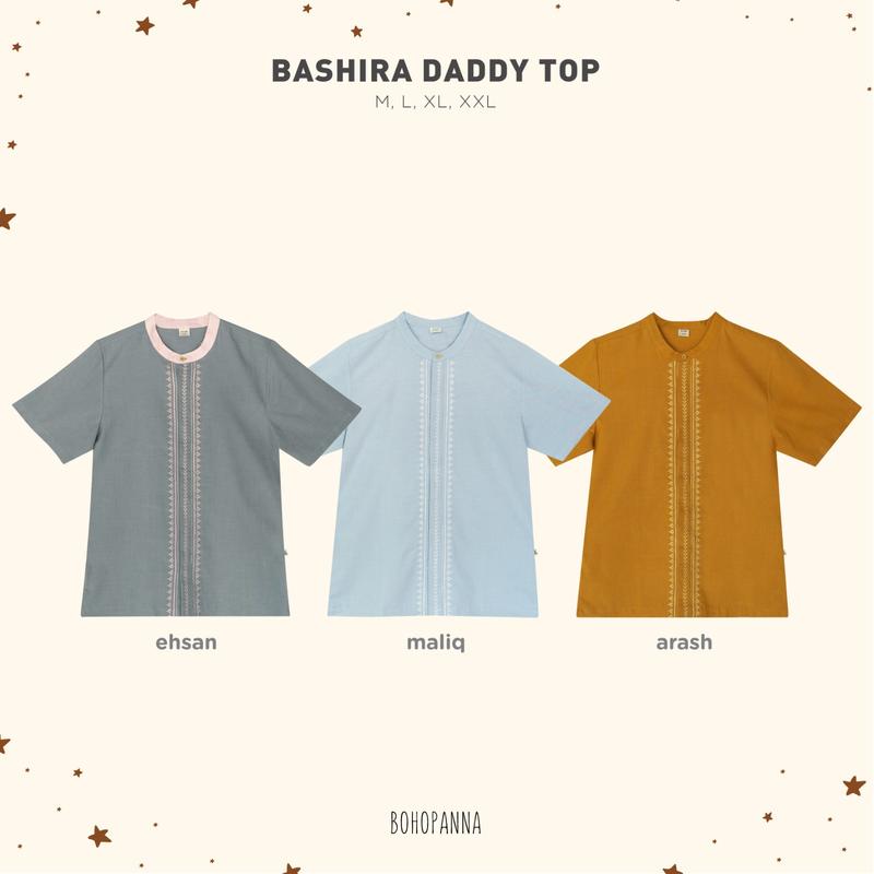 BOHOPANNA - RAYA COLLECTION - BASHIRA DADDY TOP - Atasan Muslim - TikTok Shop
