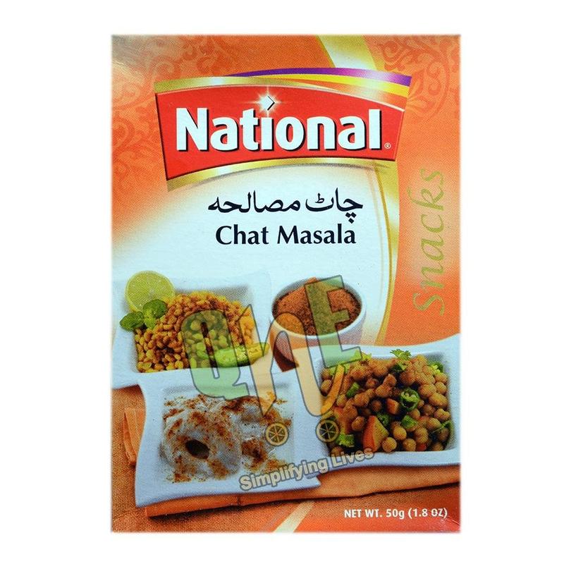 National Chat Masala Mix Spice 55 Gram Pack / Masala Chat Campuran ...