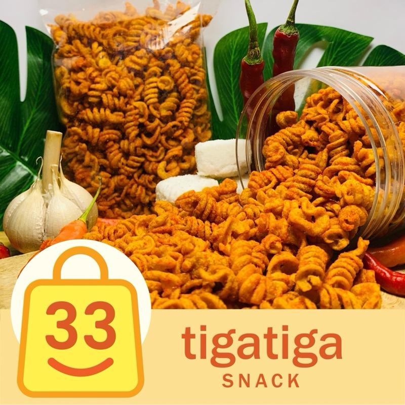 Tiga Tiga Snack - Makaroni Spiral Ulir Balado 1Kg | Snack Makaroni Uril ...