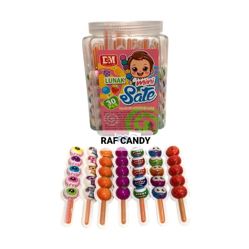 DSM PERMEN LUNAK MINI SATE 30Pcs gummy Wax Bottle - Shop | Tokopedia