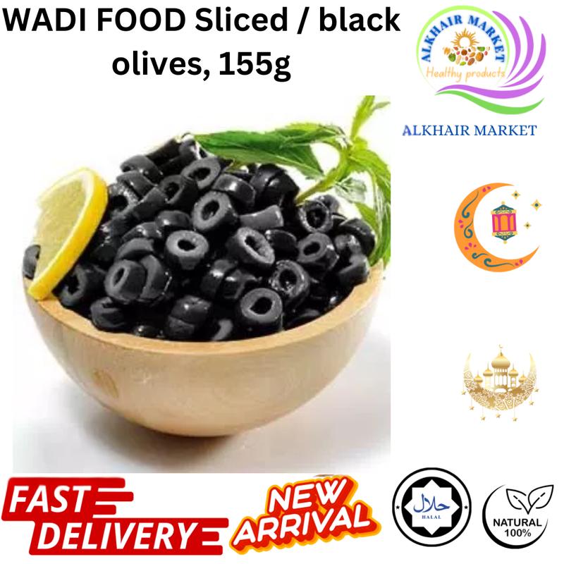 Wadi Food Zaitun Hitam & Hijau 360gm Sliced Black 340gm Hala - TikTok ...