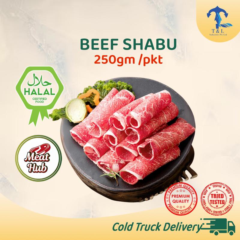 Halal Beef Shabu | Meat Hub (250gm/pkt) - TikTok Shop Singapore