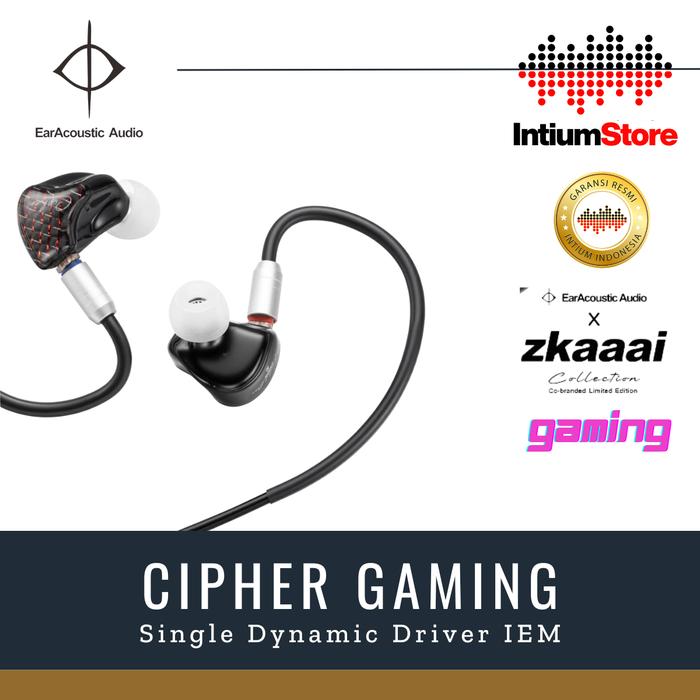 Promo Earacoustic Zkaaai Cipher Gaming Single Dynamic Driver In Ear ...