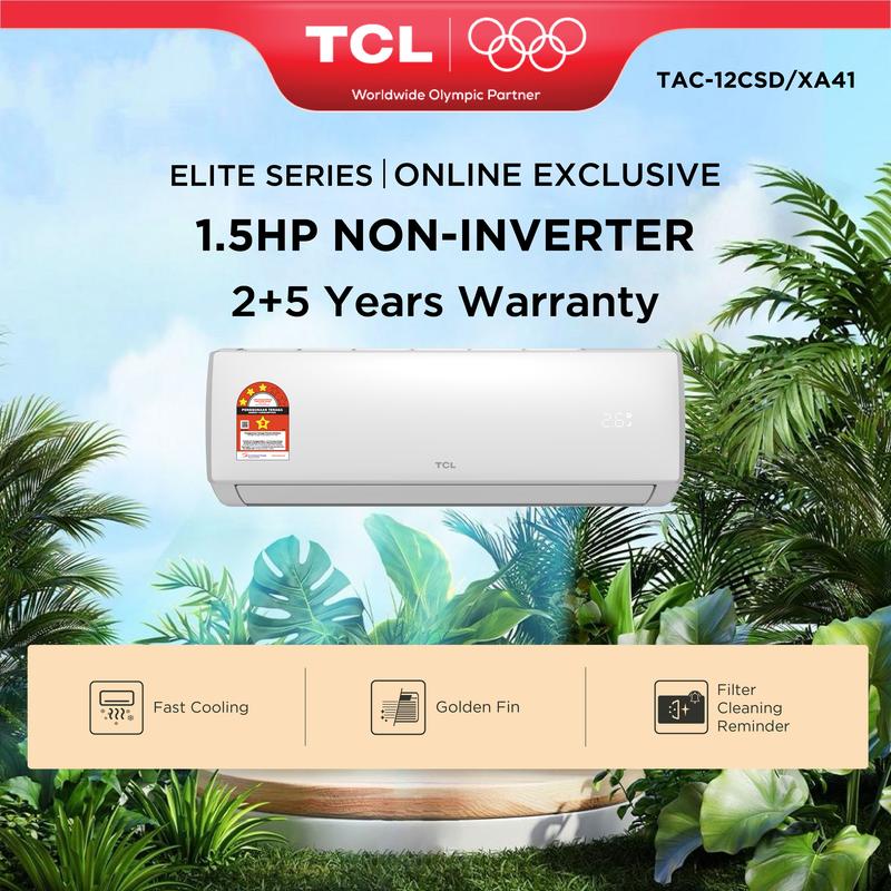 TCL 1.5HP Non-Inverter Air Conditioner R32 Online Exclusive XA72 ...