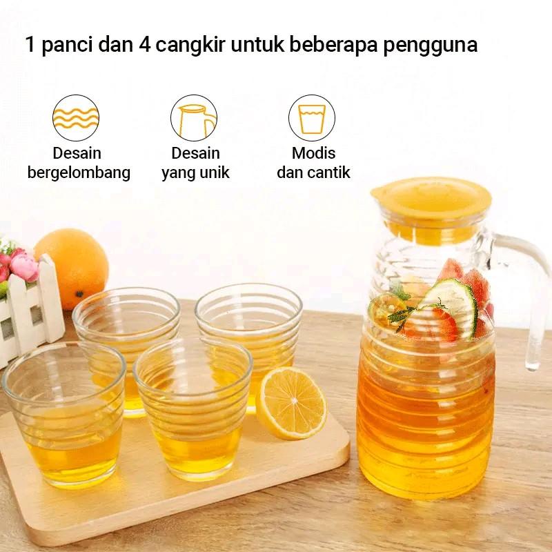 teko set gelas kaca idola - Shop | Tokopedia