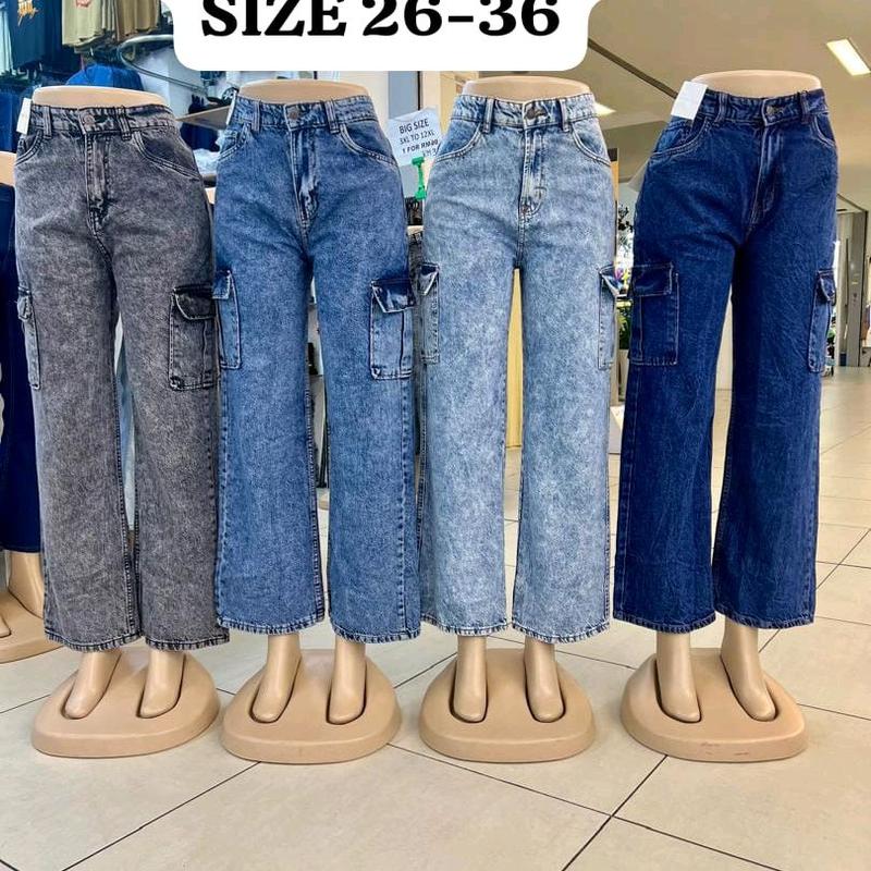 PLAZO JEANS CARGO ACID WASH good QUALITY - TikTok Shop Malaysia