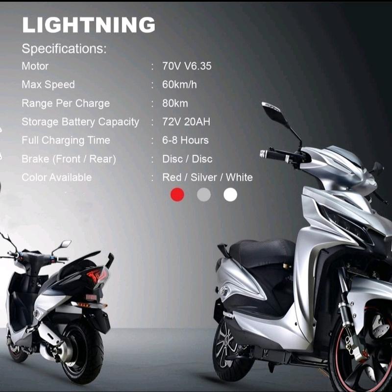 Lima LIGHTNING EV MOTOR is the edge-cutting E-scooter that are not only ...