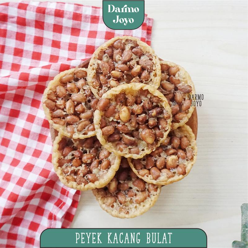 Peyek Kacang Bulat 200gr Mini Asli Magelang - Shop | Tokopedia