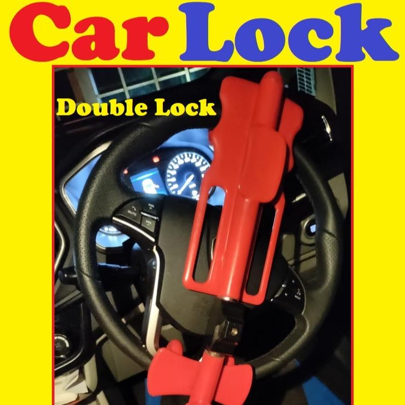 Kunci Lock Stereng Stering Kereta Car Steering Wheel Safety Guard ...