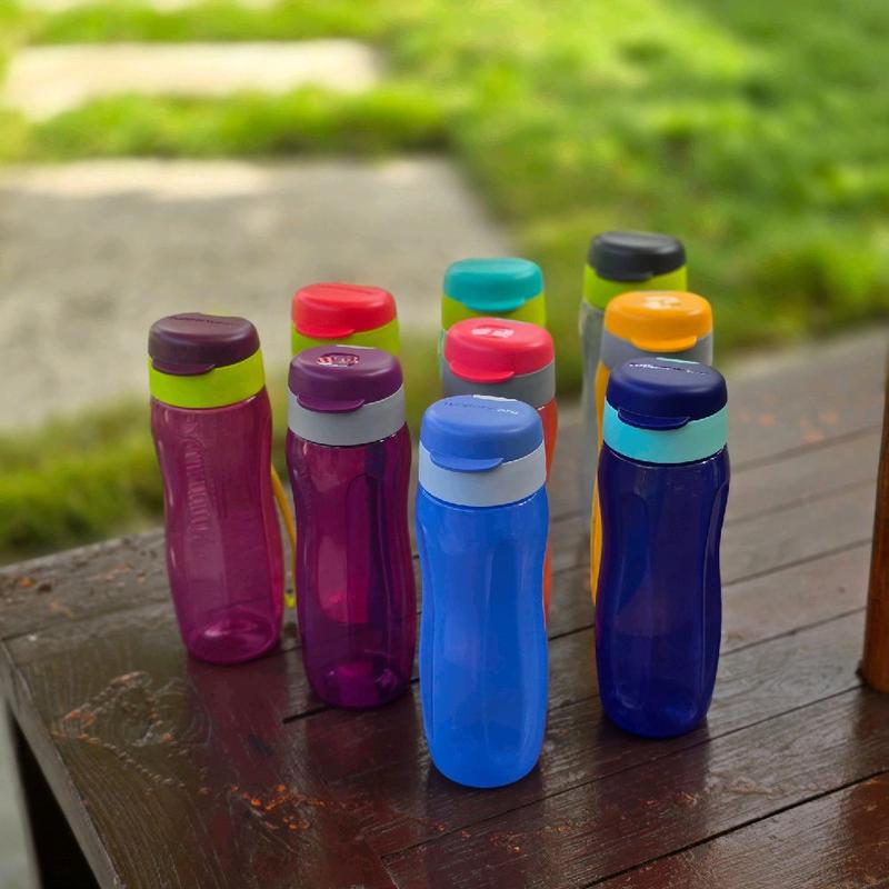 Tupperware Eco Fashion 500ML Botol Air dengan Tali Tutup Flip Praktis ...