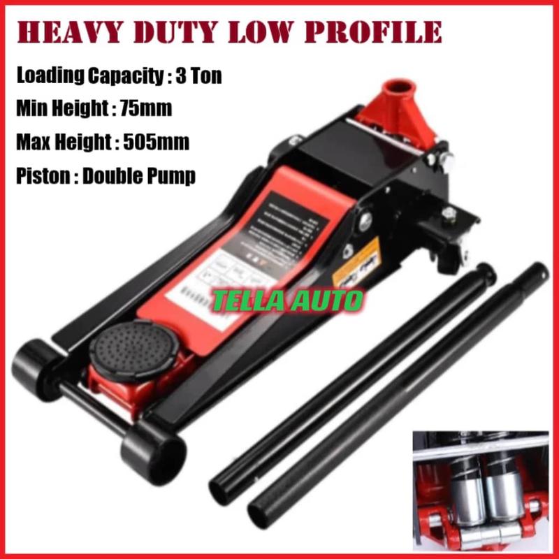 Limited Offer Heavy Duty Jack 3 Ton Hydraulic Floor Jet Kereta - TikTok ...