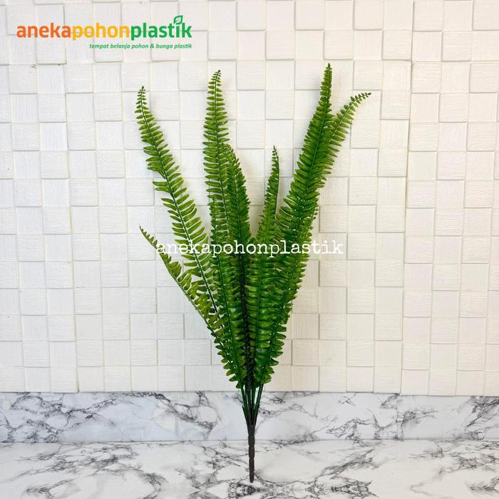 Jual Daun Artificial Daun Hias Pakis Latex X12 Hiasan Mini Garden ...