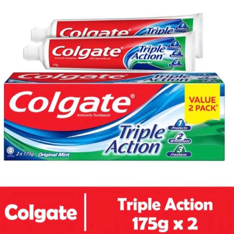 Colgate Triple Action Toothpaste Valuepack (175g x 2) - TikTok Shop ...