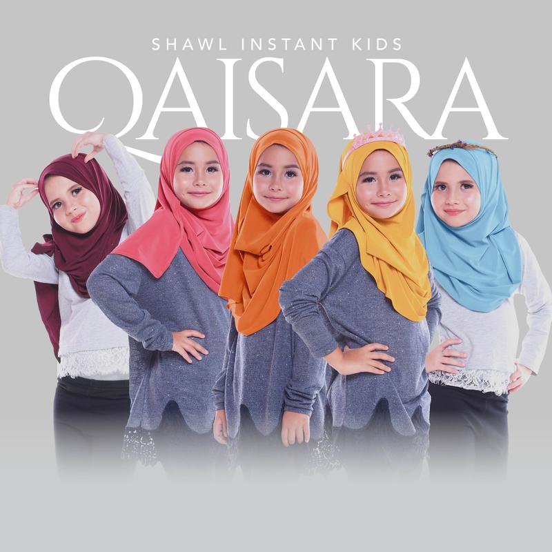 Qaisara Sarung 2 Muka KANAK-KANAK (Instant Shawl) Senang Gosok - TikTok ...