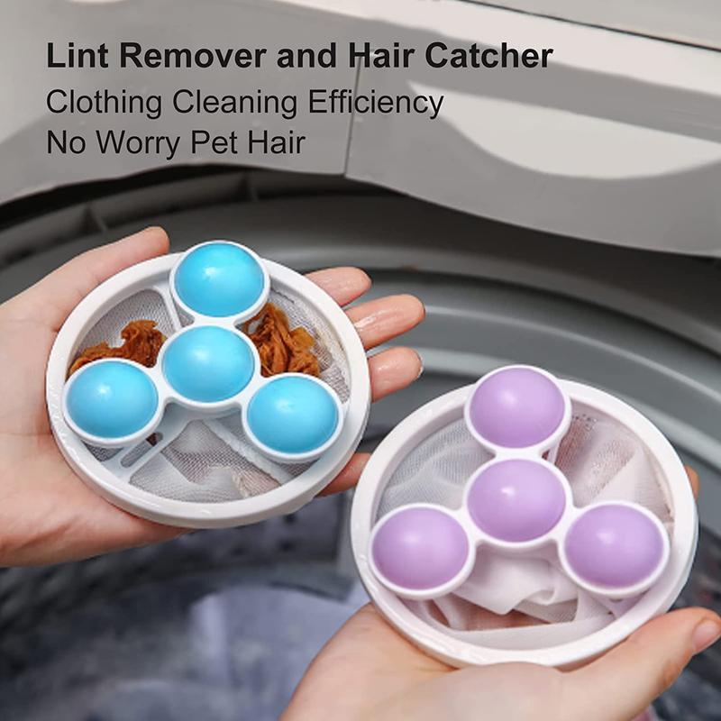 SUNNYHILLS - Floating Washing Machine Hair Removal Catcher Filter ...