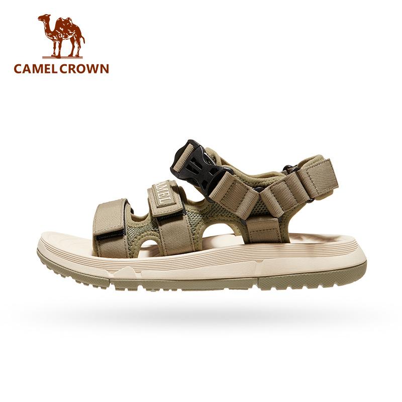 CAMEL CROWN Sandals Men'S Summer Velcro Casual Sports Beach Sandals ...