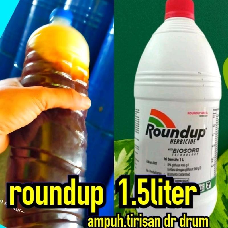 obat rumput.gulma jenis.roundup .kemasan 1.5liter .tirisan d - Shop ...