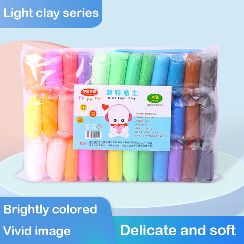 Tanah Liat Ultra Ringan DIY Educational – 12/24/36 Warna, Pasta ...