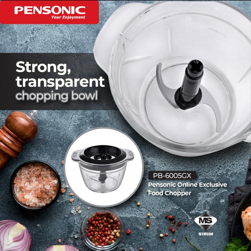 Pensonic Food Chopper Mini Food Processor Pemproses Makanan 1L Hygienic ...