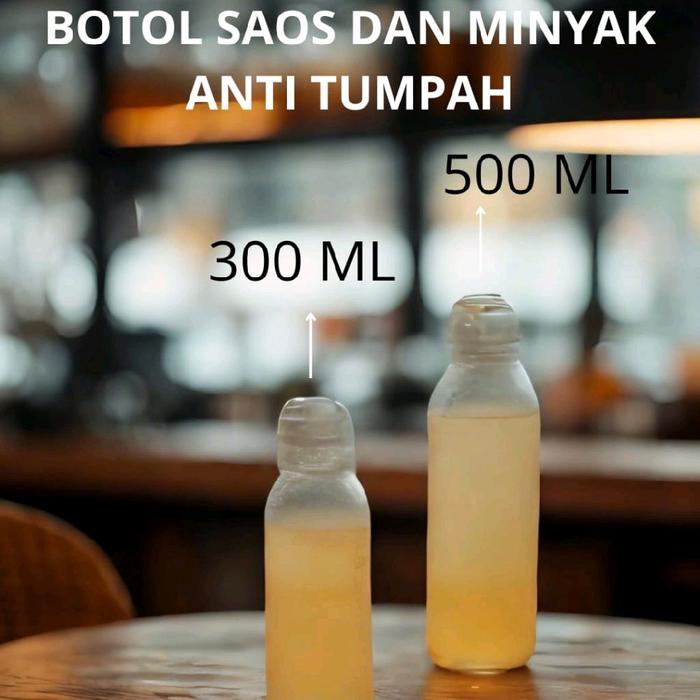 Jual Botol PP Anti Bocor Multifungsi 300 ML & 500 ML Bisa Untuk Minyak ...