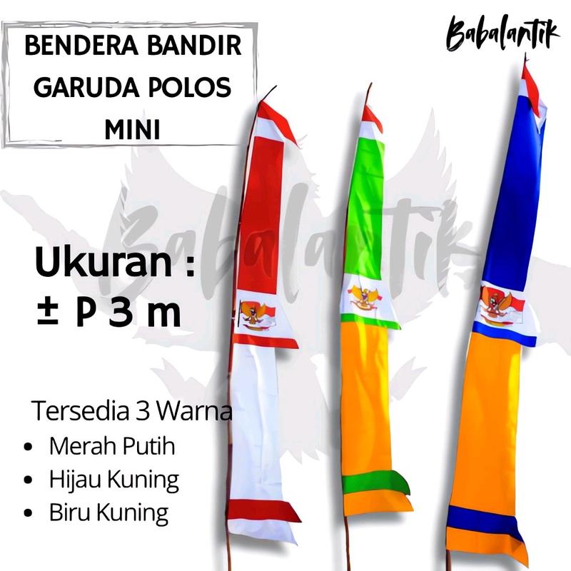 BENDERA BANDIR GARUDA POLOS MINI (3 meter) - Shop | Tokopedia