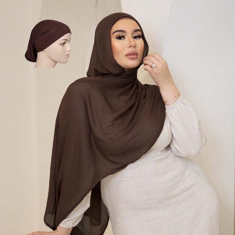shawl tudung shawl sorban selendang mutiara baharu baby seam - TikTok ...
